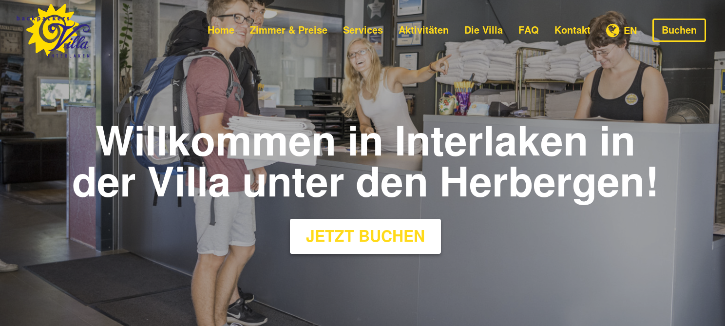 Backpackers Villa - Skiurlaub Schweiz