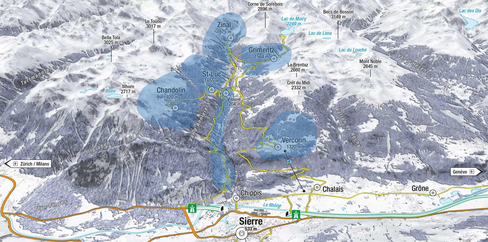 Vercorin - Skiurlaub Schweiz